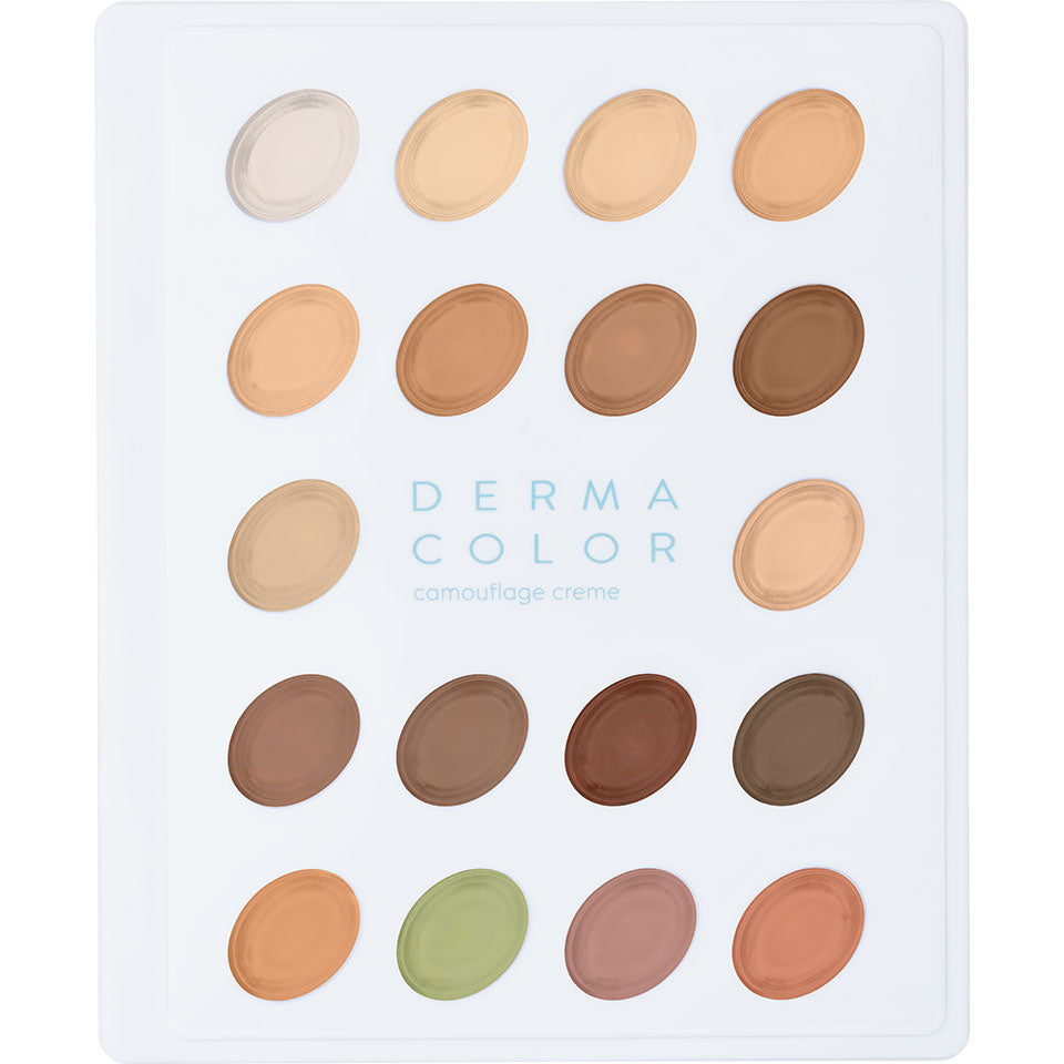 DERMACOLOR CAMOUFLAGE CREME MINI-PALETTE 18 COLOURS – Guru Makeup Emporium