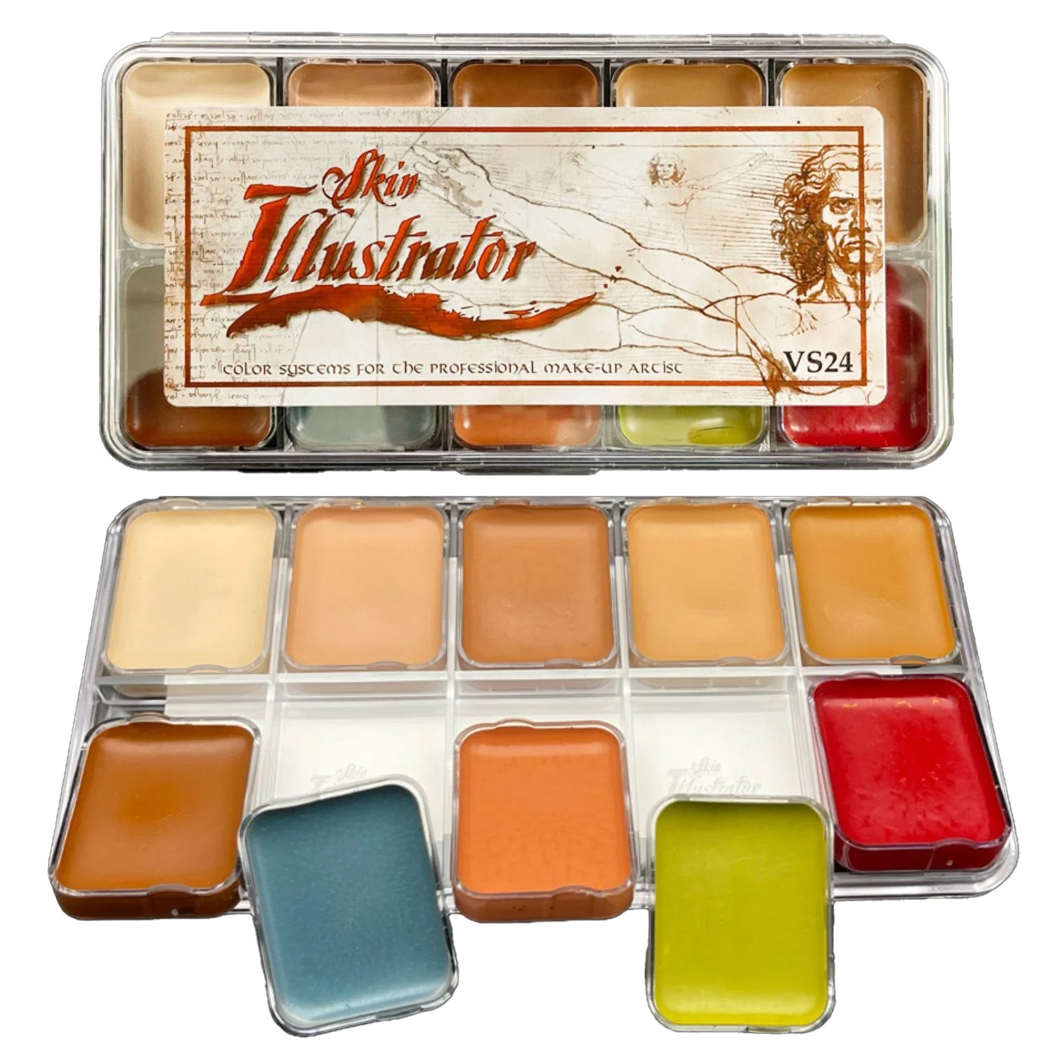 SKIN ILLUSTRATOR FLESH TONE REPLACEABLE CELL PALETTE – Guru Makeup Emporium