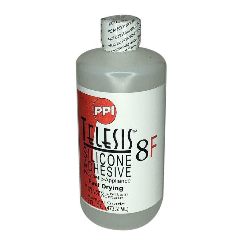 TELESIS 8F (FAST DRYING) SILICONE ADHESIVE 16oz – Guru Makeup Emporium