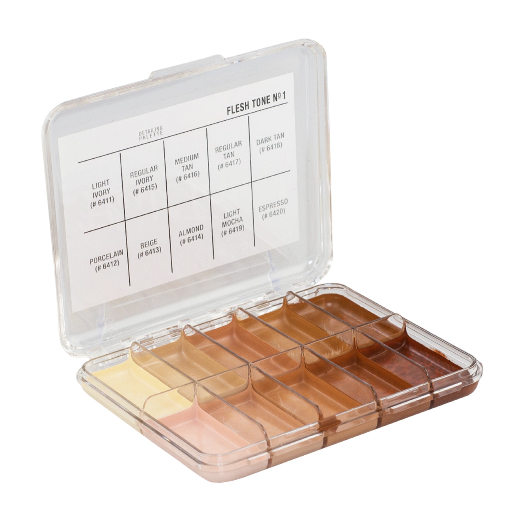 FLESH TONE 1 - ALCOHOL DETAILING MINI PALETTE – Guru Makeup Emporium