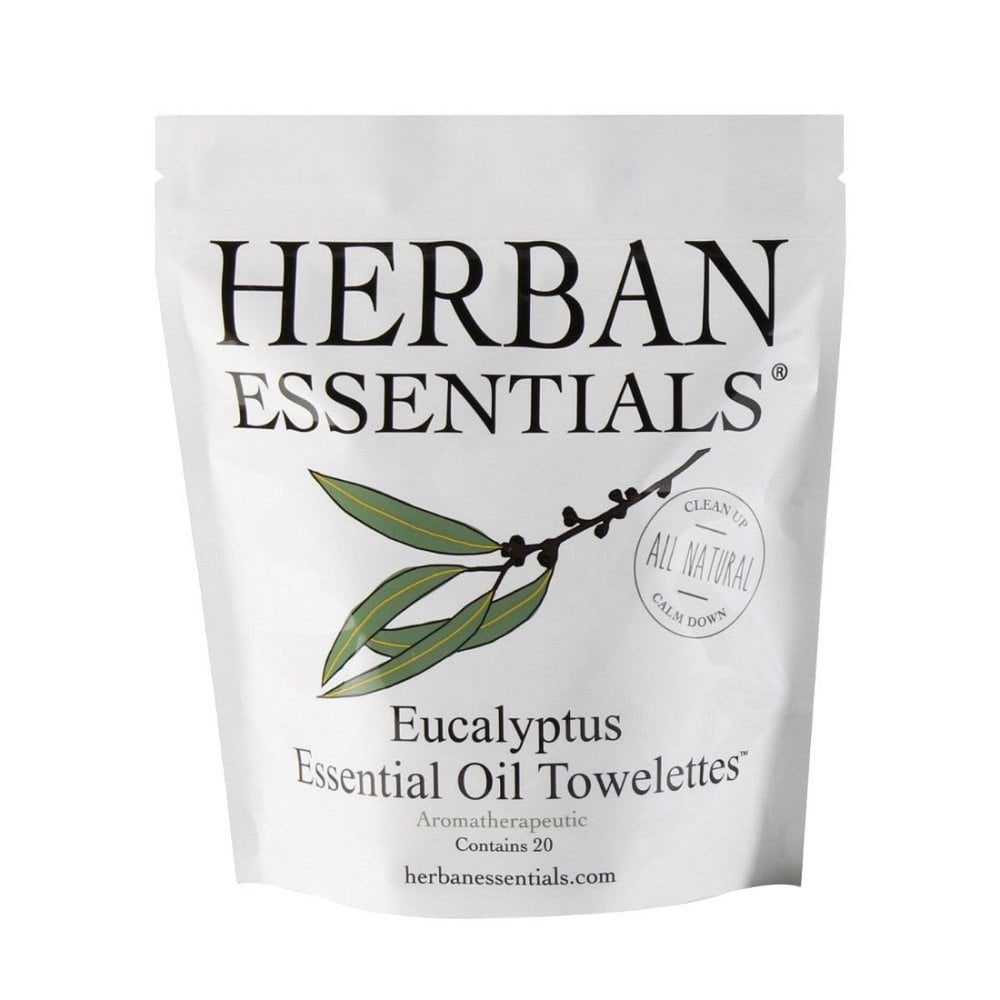 Herban Essentials | Eucalyptus Essential Oil Towelettes x20 | Guru ...